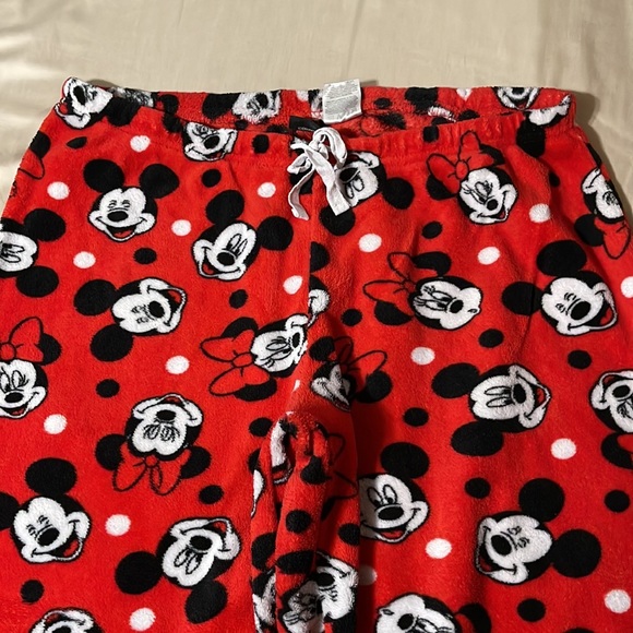 Disney | Intimates & Sleepwear | Mickey Minnie Mouse Pajama Fleece Pant ...